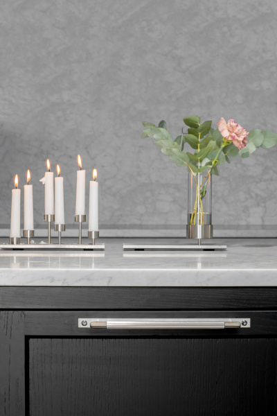 PULL BAR / PLATE / LINEAR / BLACK - Monobrand